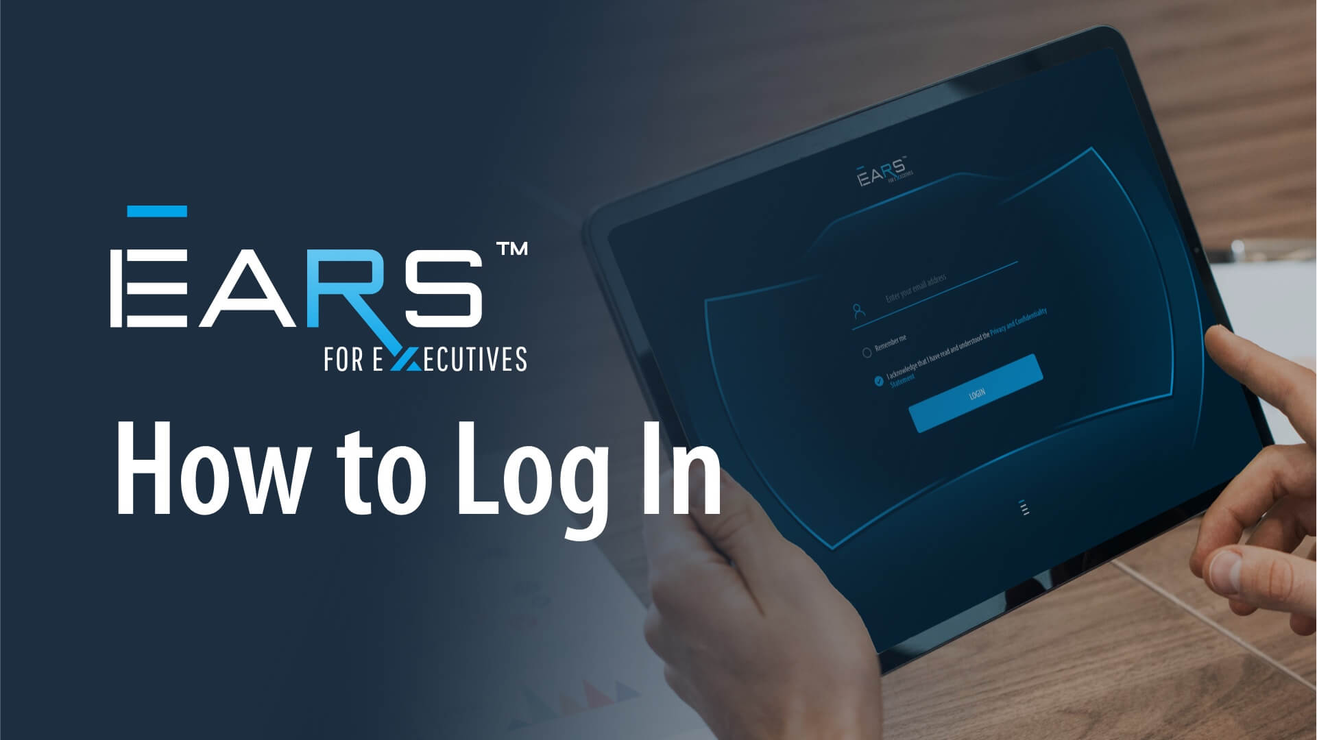 How to Log In – ESSEX – EARS™ Ai3 @ the Core